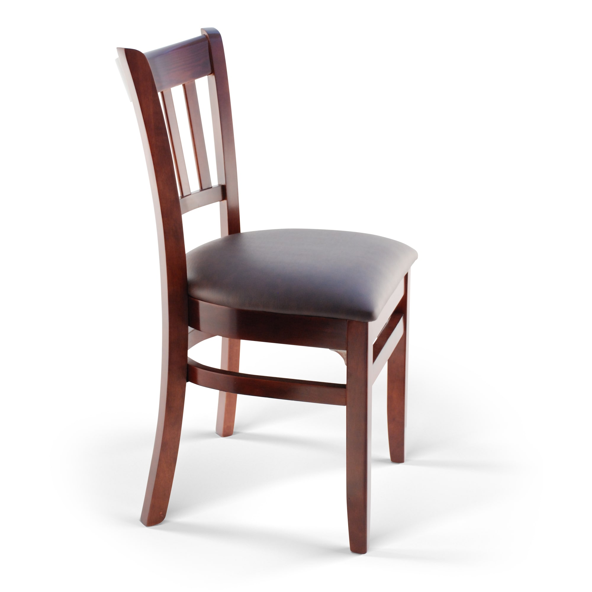 Premium US Made Vertical Slat Wood Restaurant Chair