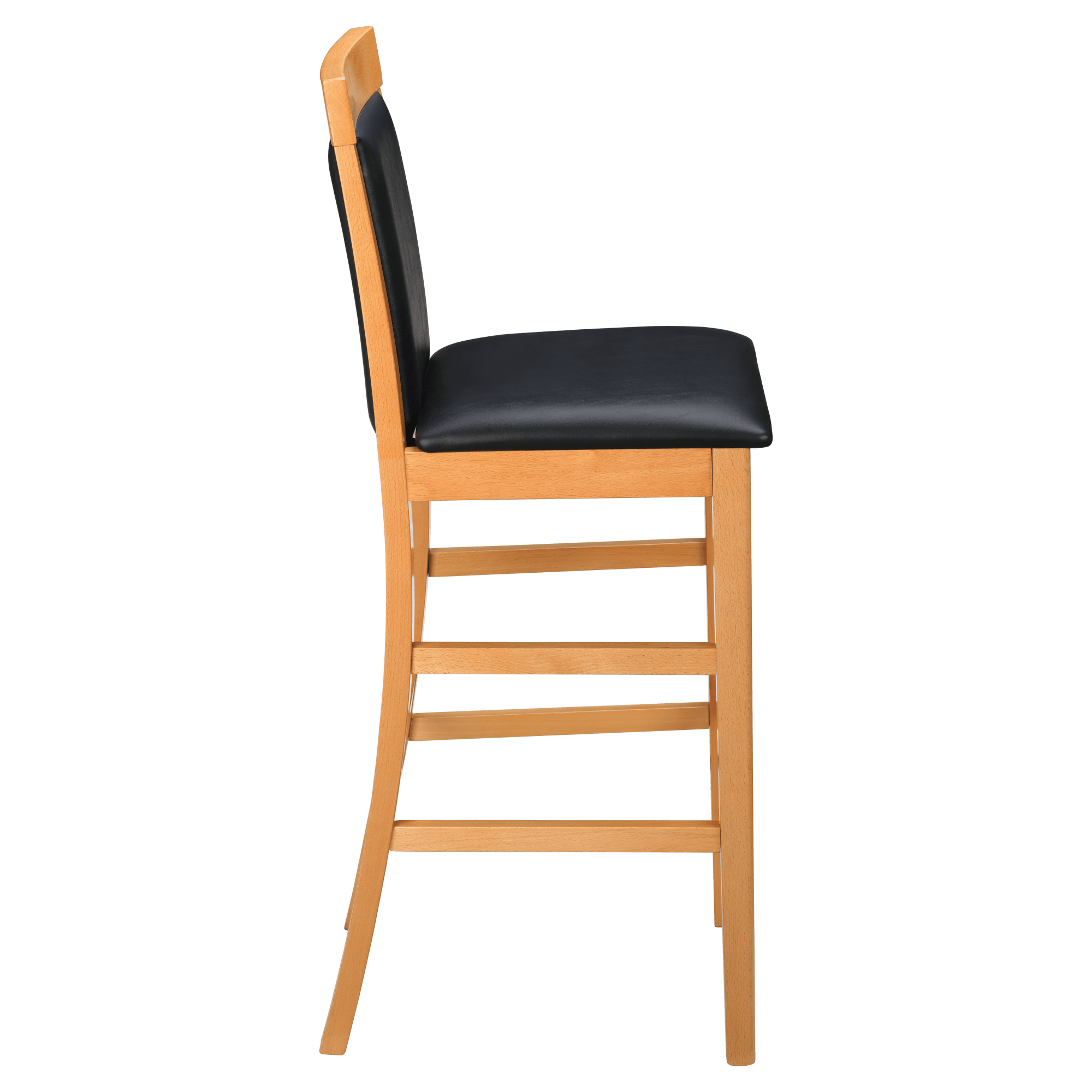 Premium Irving Upholstered Wood Bar Stool