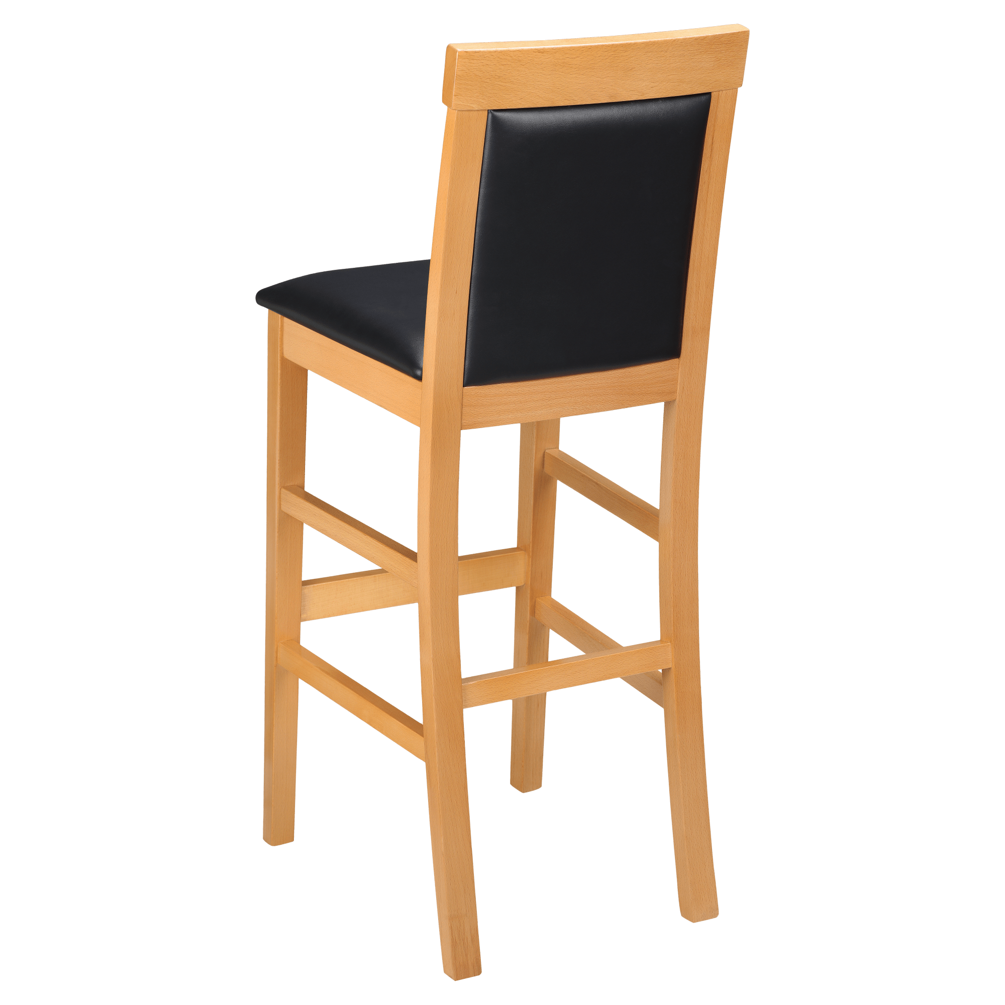 Premium Irving Upholstered Wood Bar Stool