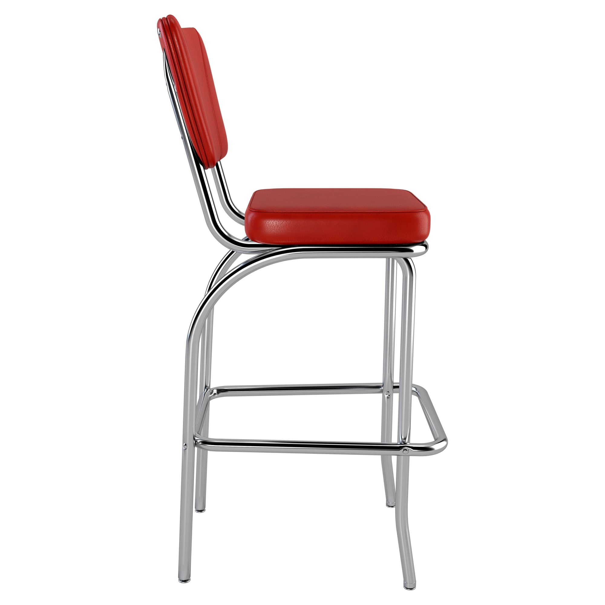 American V Shape Diner Bar Stool